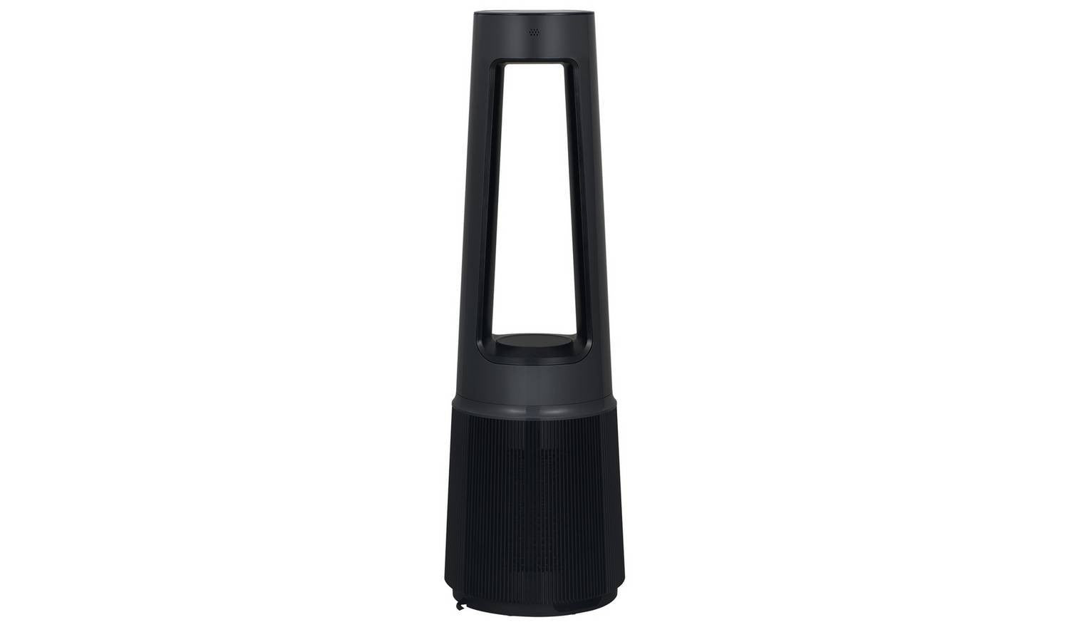 Bush Black Bladeless Cool, Purify & Heat Tower Fan Remote Control UK ...
