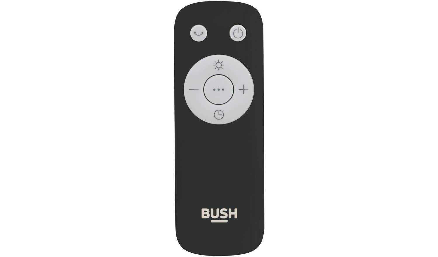 Bush Black Bladeless Cool, Purify & Heat Tower Fan Remote Control UK ...