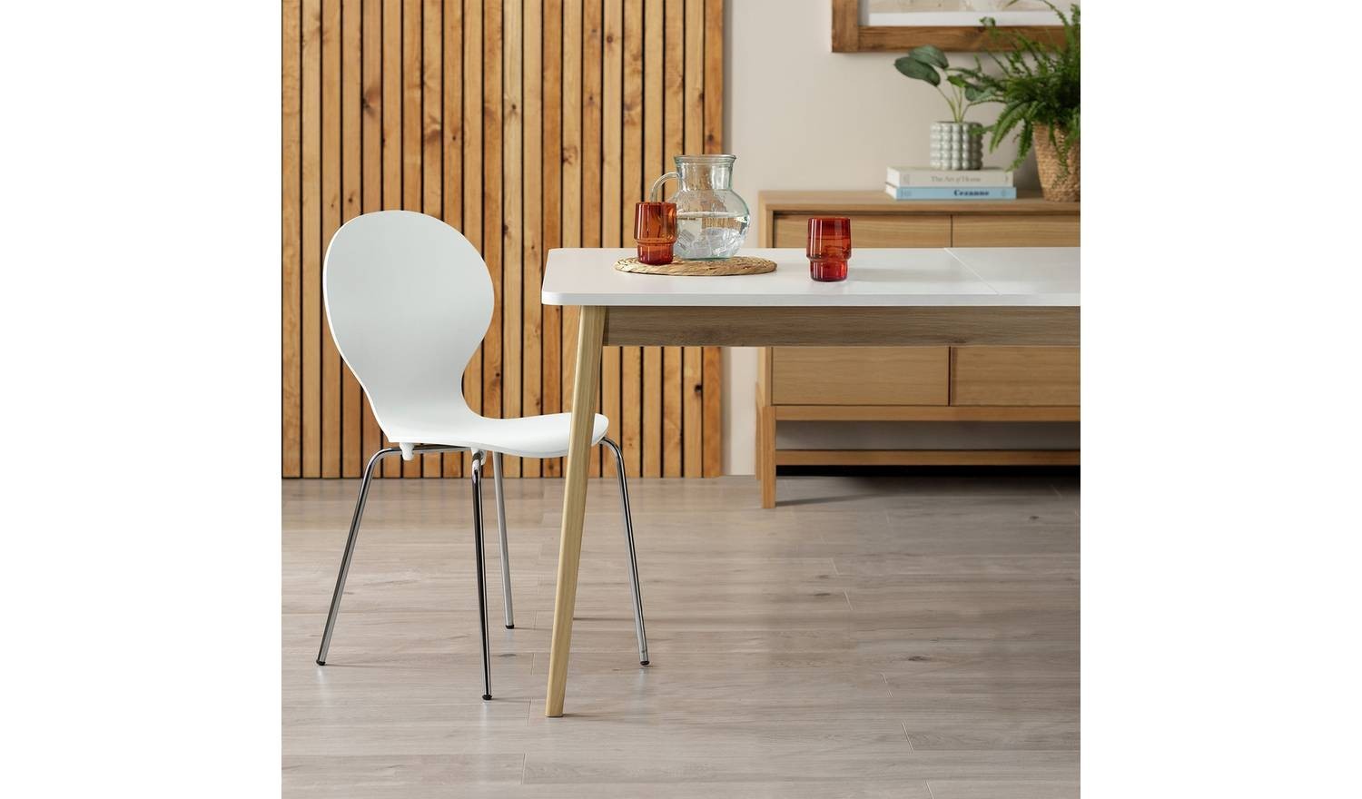 Bentwood Metal Dining Chair Super White Modern Kitchen Furniture ...