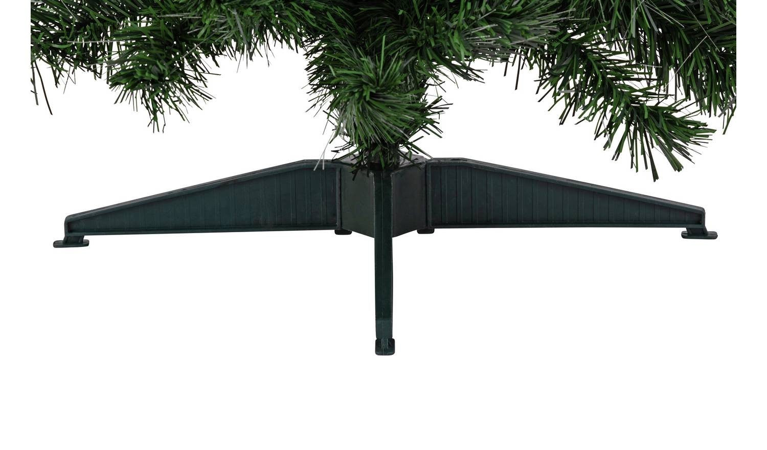 6ft Fibre Optic Christmas Tree Easy Assembly Realistic Branches – Cheap ...