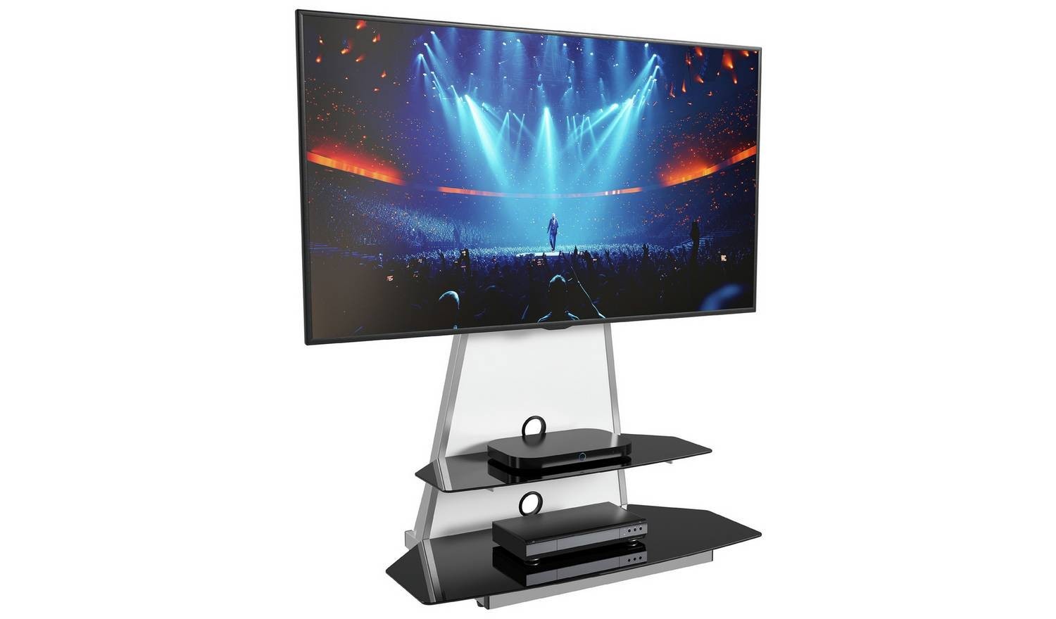 AVF Options 37-90 Inch Stack TV Stand with Mount Media Storage Cabinet ...