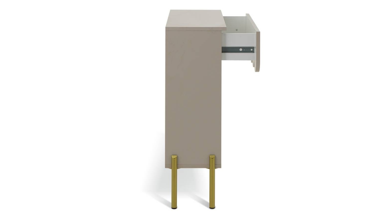 Fala 1 Drawer Console Table Natural With Shelf And Drawer Design ...