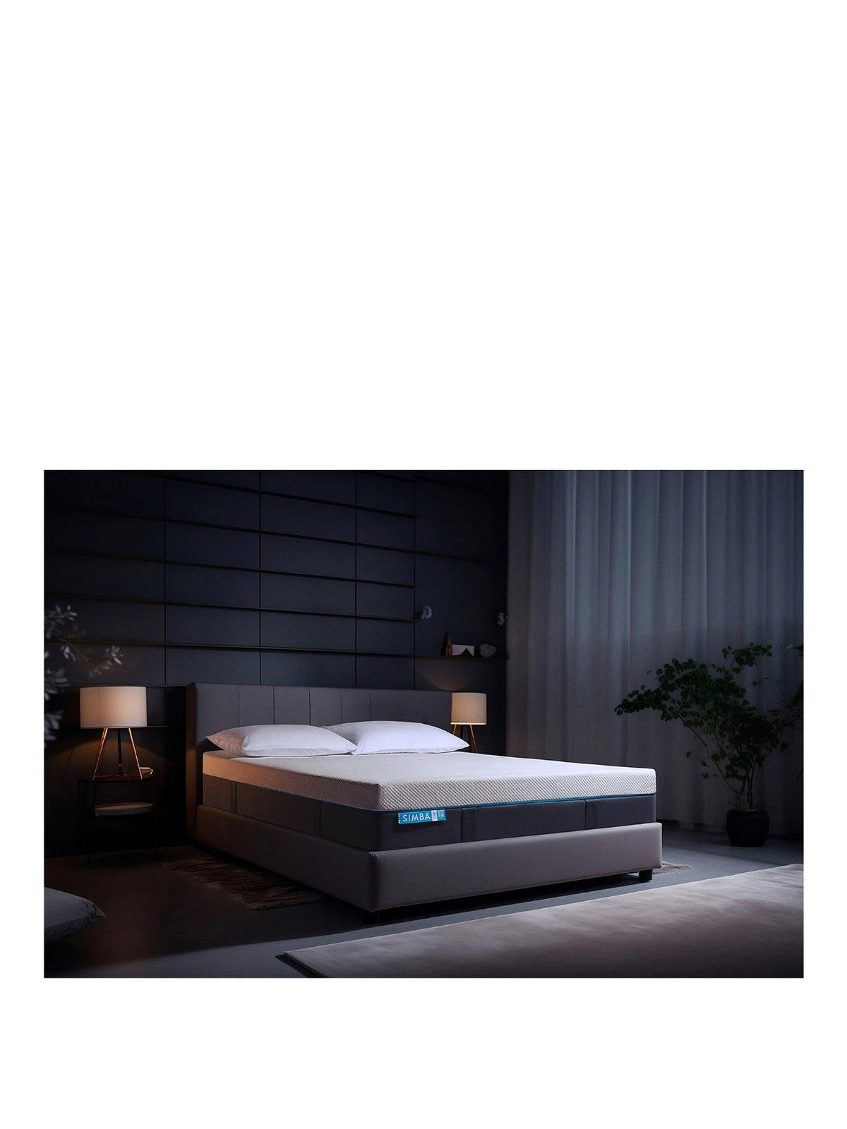 Simba Hybrid Luxe Rolled Mattress Double | Zoned Titanium Coils | Wool ...